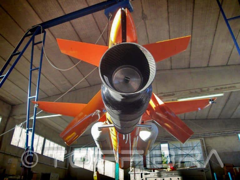 Full Composite Propulsion System For UAV is Taking Off